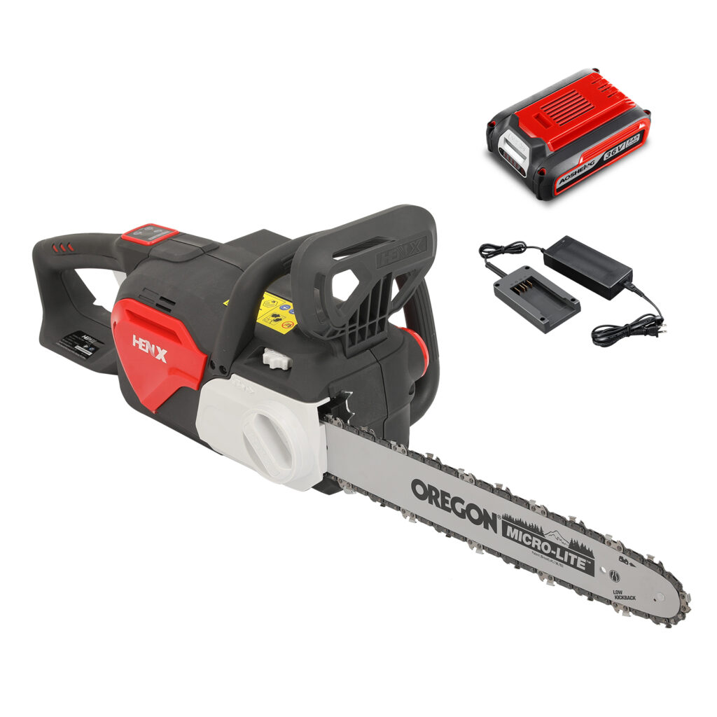 Henx 16-inch 40V Cordless Chain Saw with Charger and Battery – HENX